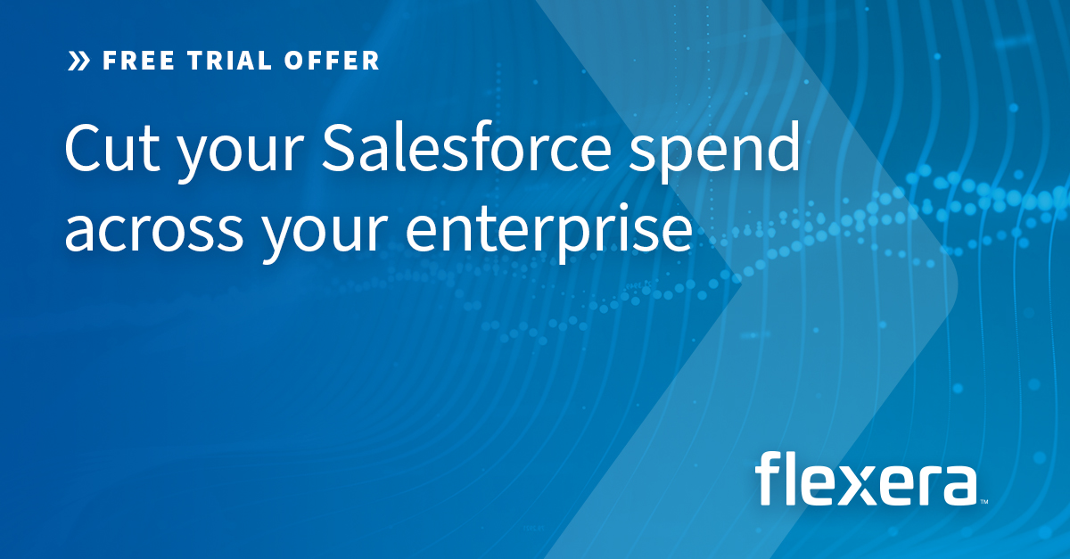 Flexera One Select for Salesforce free trial offer