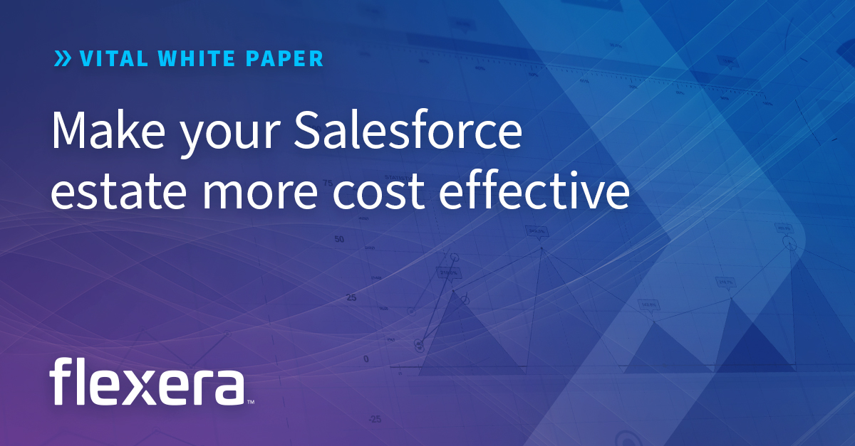 How to optimize your Salesforce relationship | Flexera White Paper